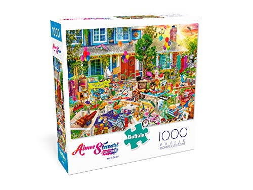 Buffalo Games - Aimee Stewart - Yard Sale - 1000 Piece Jigsaw Puzzle, Multi