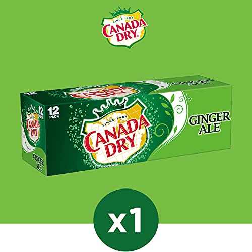 Canada Dry Ginger Ale Soda, 12 fl oz cans (Pack of 12)