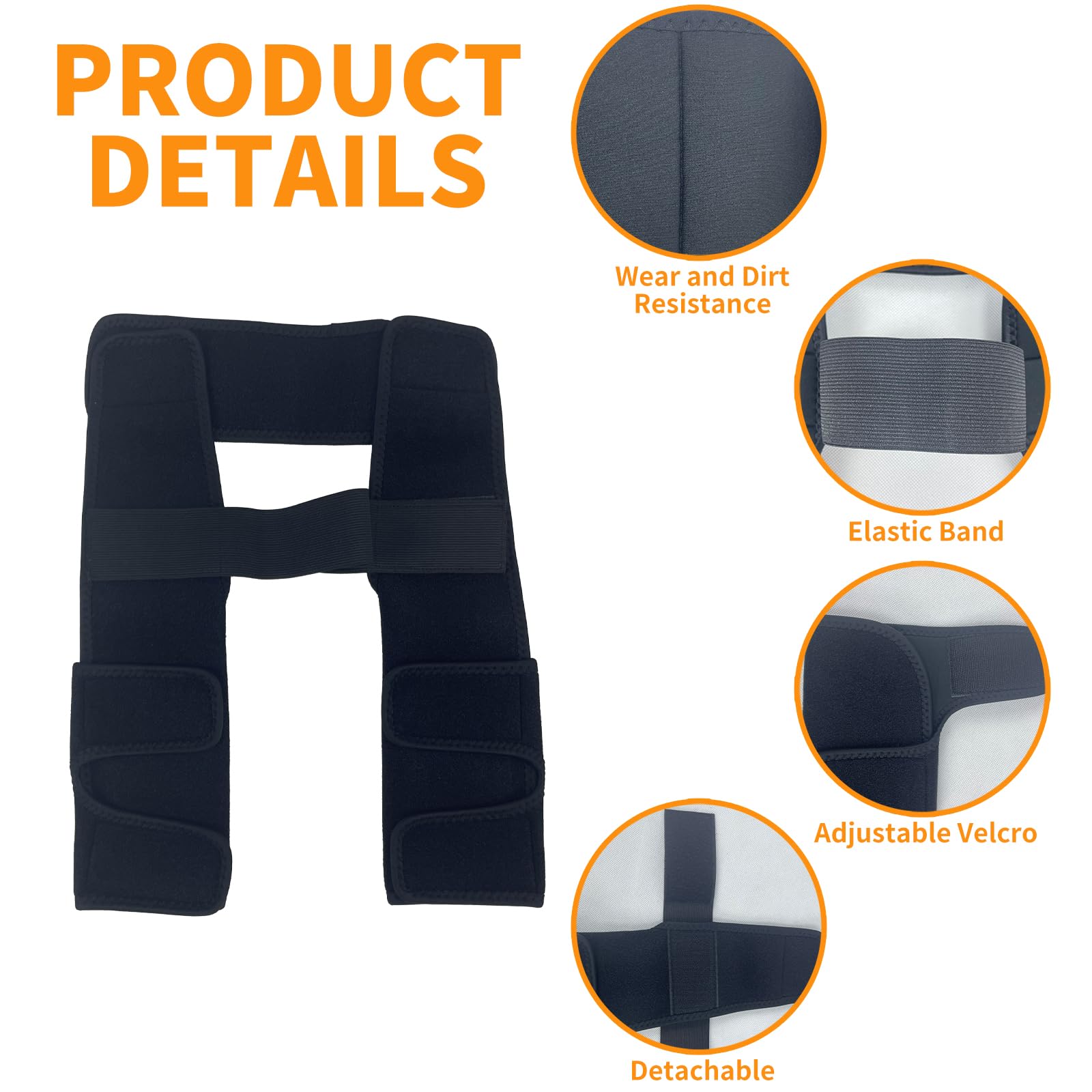 Dog Knee Brace for ACL - Luxating Patella Ligament Injury Hip Support and Recovery - Knee Braces for Dogs - Dog Elbow Protector(L)