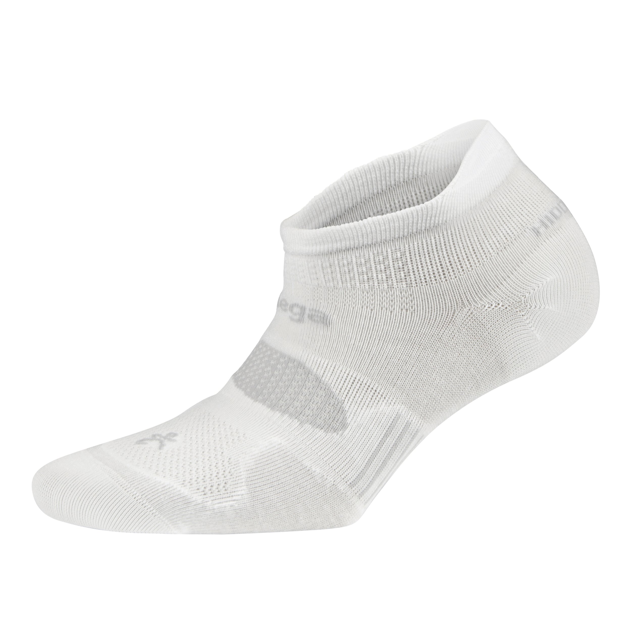 Balega Hidden Dry Moisture Wicking Performance No Show Athletic Running Socks for Men and Women (1 Pair), White, Small