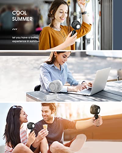 Mini Handheld Fan,New Semiconductor Refrigeration Hand Fan for Fast Cooling ,USB Rechargeable Fan Personal, Battery Operated 3 Speed Small Fan,Mini Size perfect for Kids,Home,Outdoor,Office,Travel