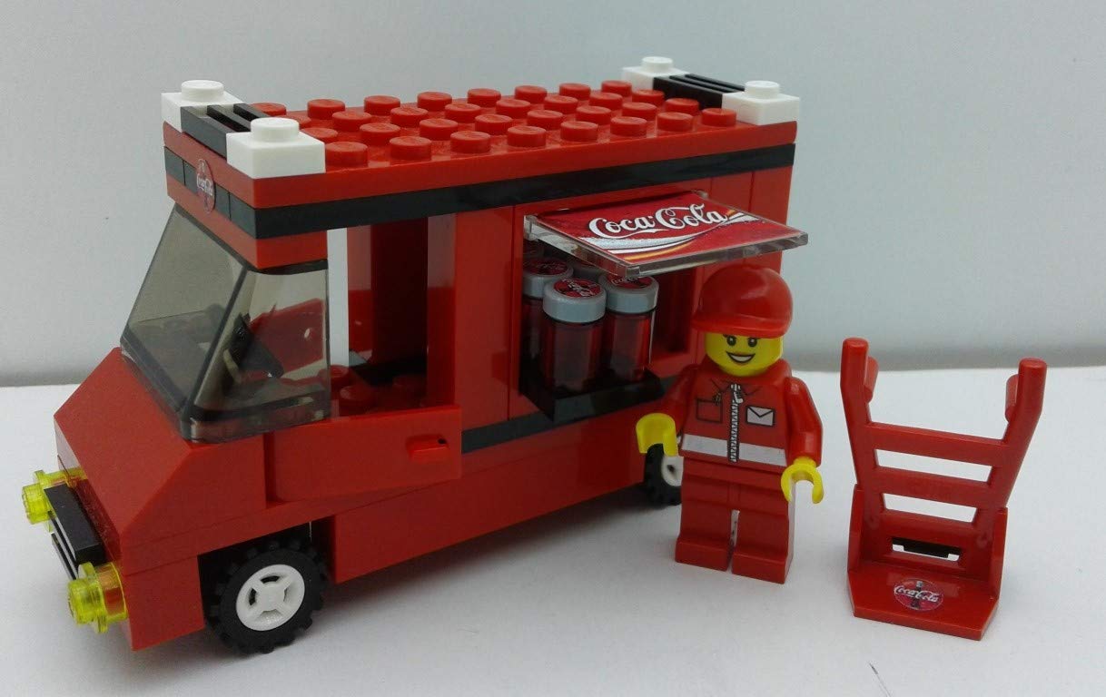 Lego City Vehicle COCA COLA set. / TRUCK case Minifigure hand truck