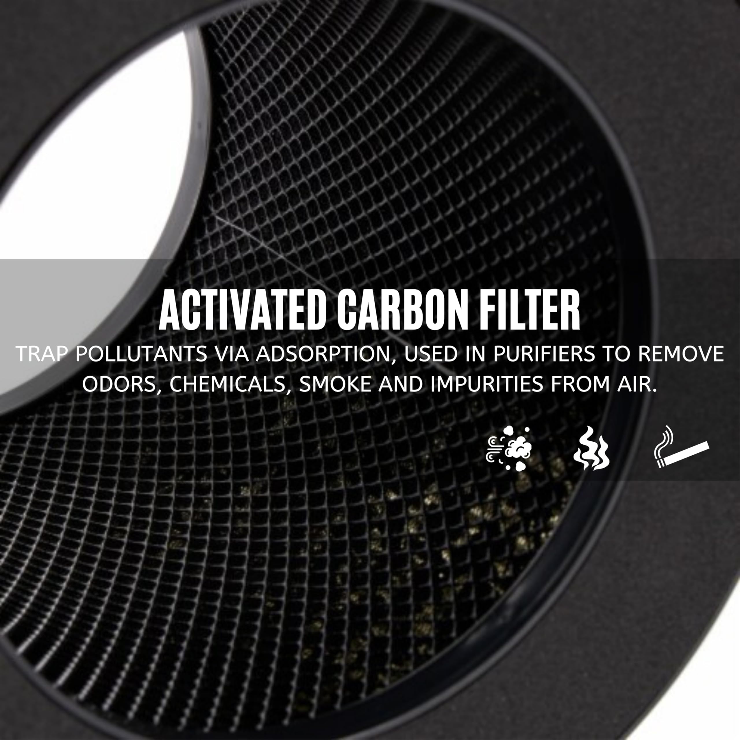 Nispira True HEPA Replacement Filter Compatible with M#14 Air Purifier Part MA14RB1 MA14RW1. 4 Packs
