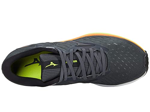 Mizuno mens Wave Rider 24 Running Shoe, Castlerock-phantom, 12.5 US