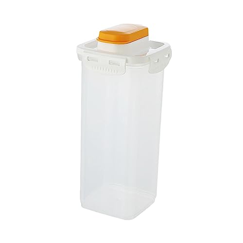 figatia Washing Powder Storage Box Clear Airtight Laundry for Pet Food Kitchens Oatmeal