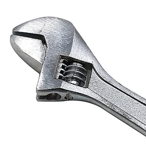 TUJOBA Wrenches, 1pc Mini Wrench Keychain Multifunction Car Metal Adjustable Universal Spanner for Repairing Tools Men Special