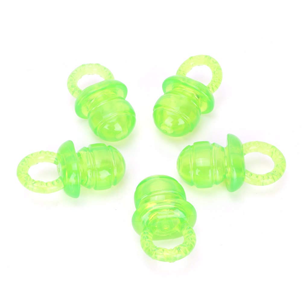 Dog Pacifier for Small Dogs Puppy Dummy Suce Pour en Toy Binky Squeaky Toys Pacifiers Rubber Teething Doy 5 G Xs Chew Toys 5 Pcs/Set Pacifier Sd Pet Dogs Teether T (Green)