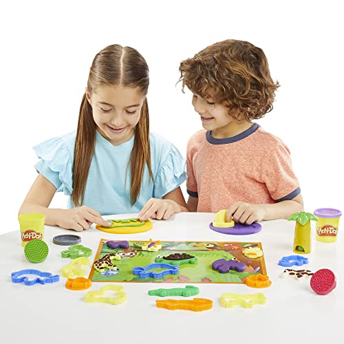 Play-Doh Animal Adventure Set, Arts and Crafts Toys for 3 Year Old Girls & Boys, 45 Tools, 10 Cans (Amazon Exclusive)