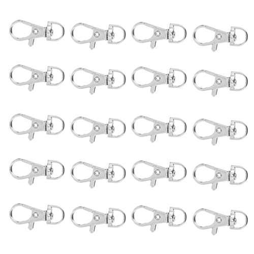 Ipetboom Puppy Cage Birds Cage Metal Hook Clip 40Pcs Trigger Snap Hooks Anti- Escape Pet Bird Cage Door Buckle Lock Claw Trigger Open Birds Cage Accessories Multitool Key