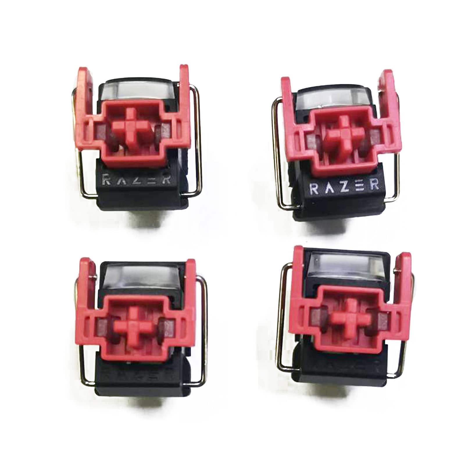 BYNNIX 4Pcs Red Optical Switches V2 Hot Swap Slient Liner Switch for Huntsman Elite Gaming Mechanical Keyboard Huntsman Elite Gaming Keyboard v2 Linear clicky