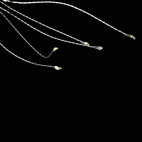 Valentine's Day Carnival xianshi Fireworks Lights, LED Light, Flexible Energy Saving Warm White for Wedding Decoration Courtyard Corporate Parties Garden Home(White Light)