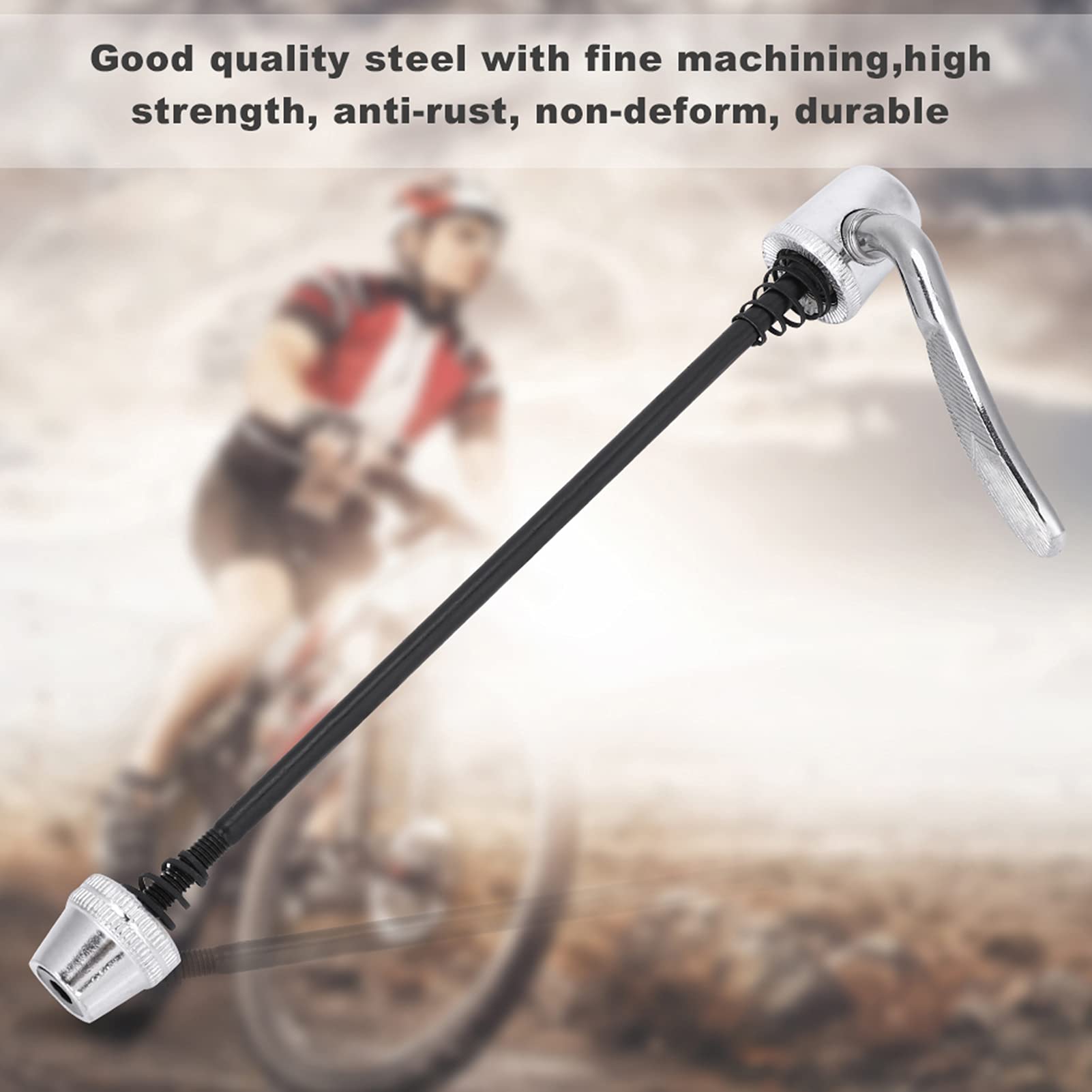 Bike Quick Release Skewer, Steel Lightweight Release Skewer for Mountain Bike Indoor Cycling Trainer
