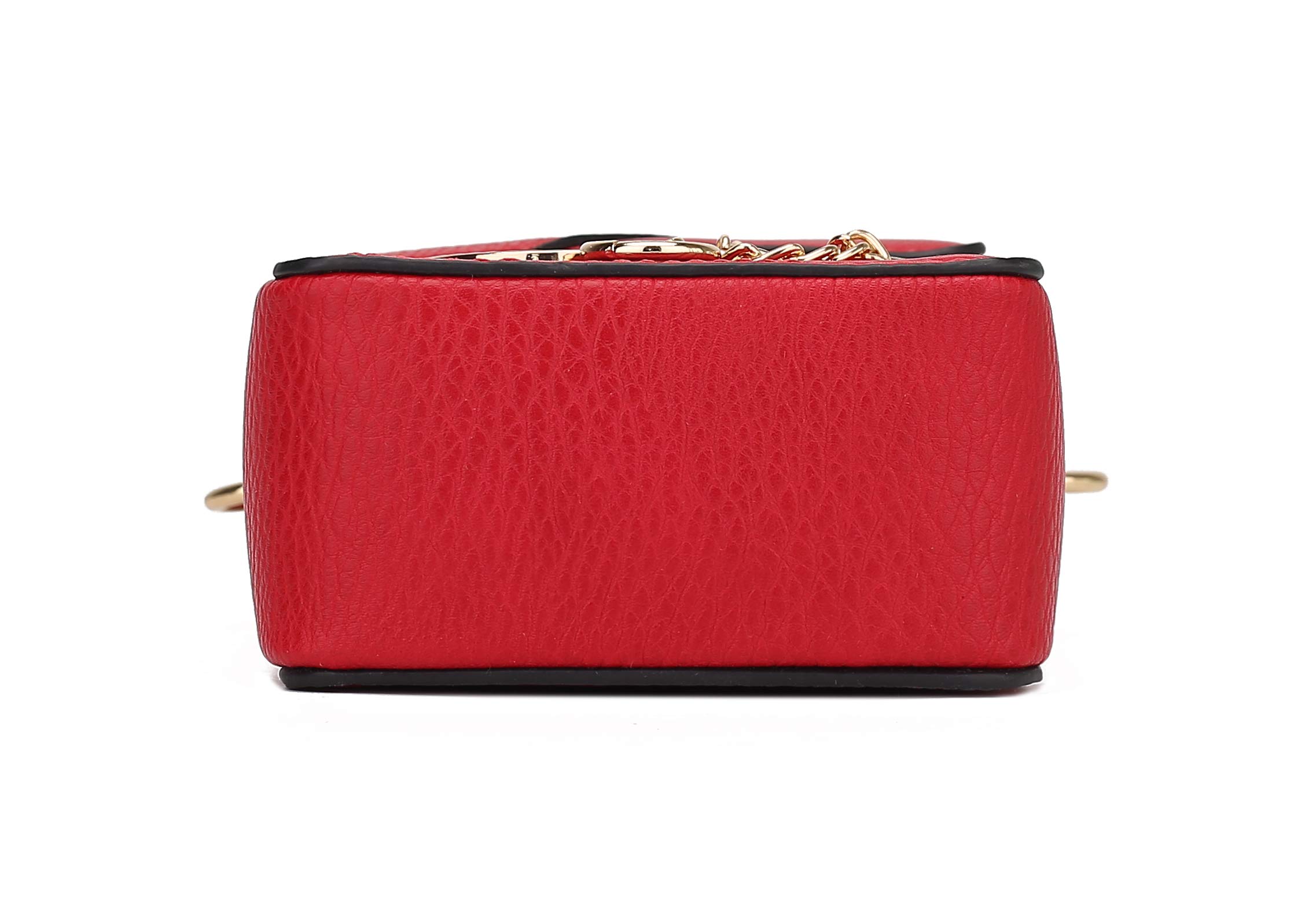 MKF Collection Crossbody Cellphone Purse for Women – PU Leather Wallet Handbag, Wristlet Strap Clutch Bag Card Slots Black