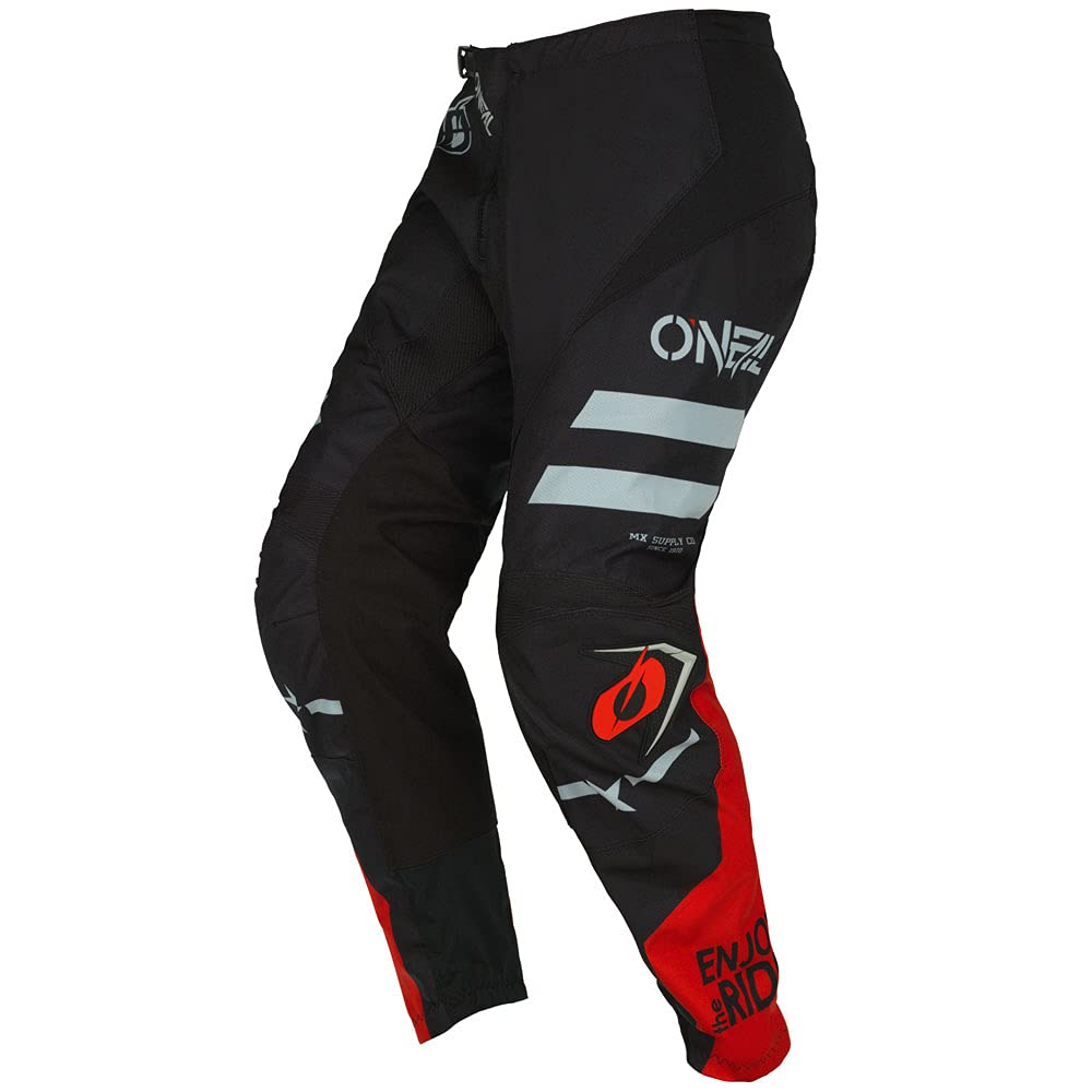 MX Outfit O'Neal Element Squadron Black Kids/Youth (12/14 (26)/Large) Protective Pants Jersey bundle motocross dirt bike set