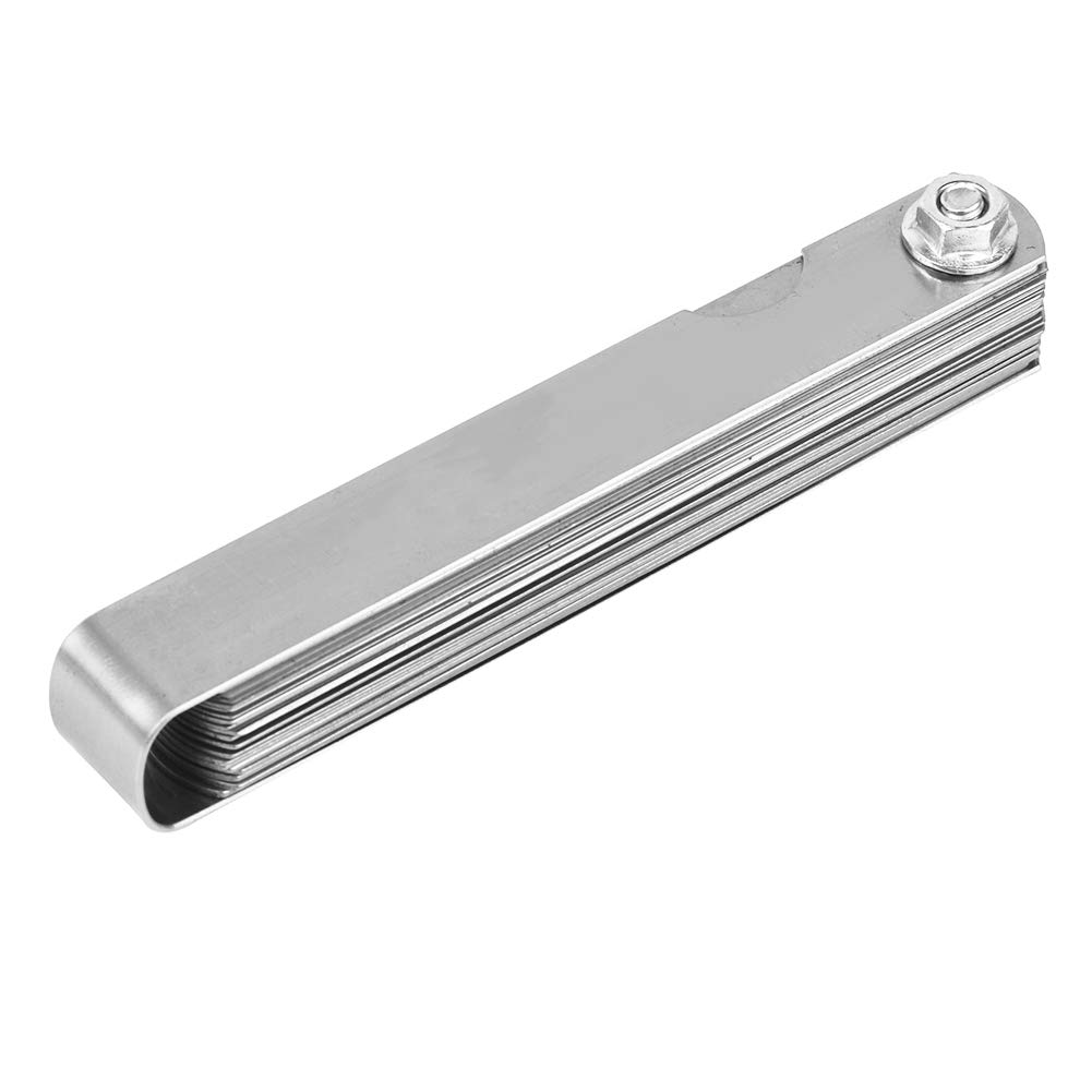 Luthier Feeler Gauge Set,30 Pcs Stainless Steel Guitar Feeler Gauges Luthier String Height Measuring Tool Guitar Nut Bridge File Set Luthiers Tool Thickness Gauge Guitar elmers guitar nut files 10-46