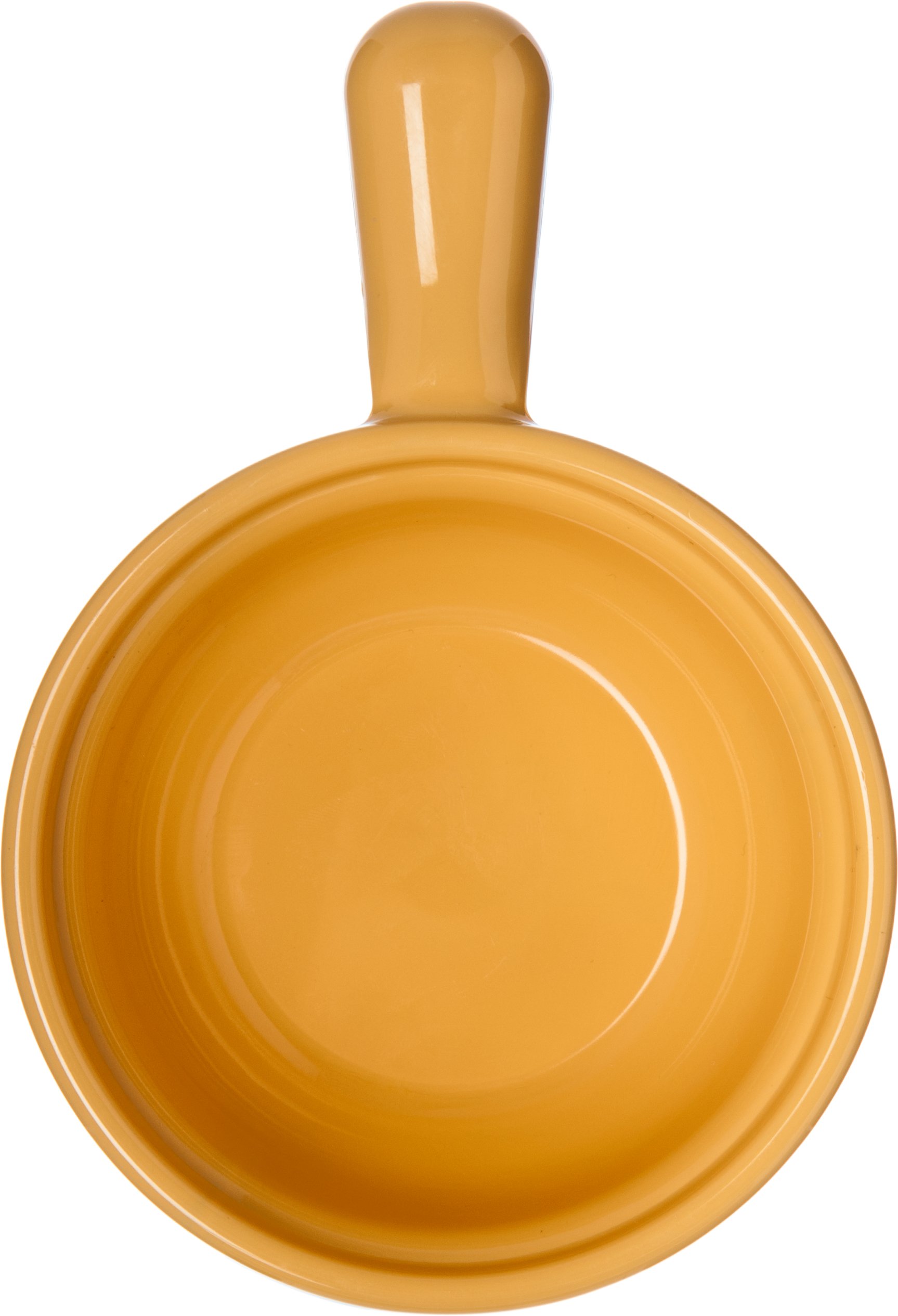 Carlisle FoodService Products Soup Bowl with Handle for Catering, Buffets, Restaurants, San, 8 Ounces, Yellow