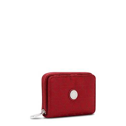 Kipling Women's Money Love Wallet, RFID Anti-Hacker Technology Wallet, Polyester Zip Closure Wallet