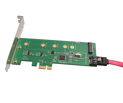 IO CREST SI-PEX50065 M.2 NGFF SSD Card Black
