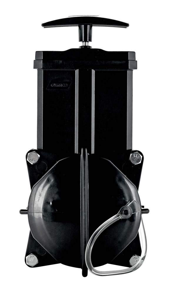 Camco RV Gate Valve with 3-Inch Lug and Cap and 3-Inch Slip Fitting | Compatible with 3-inch sewer pipes | Durable construction | Easy to insall (20232)