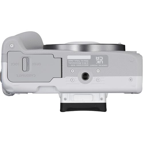 Canon EOS R50 Mirrorless Vlogging Camera (White) with Advanced Accessory and Travel Bundle | 5812C002 | canon eos r50