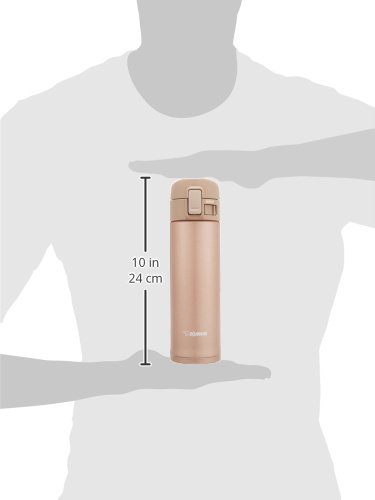 Zojirushi Plastic SM-KC48NM Stainless Mug, 16 0z, Rose Gold