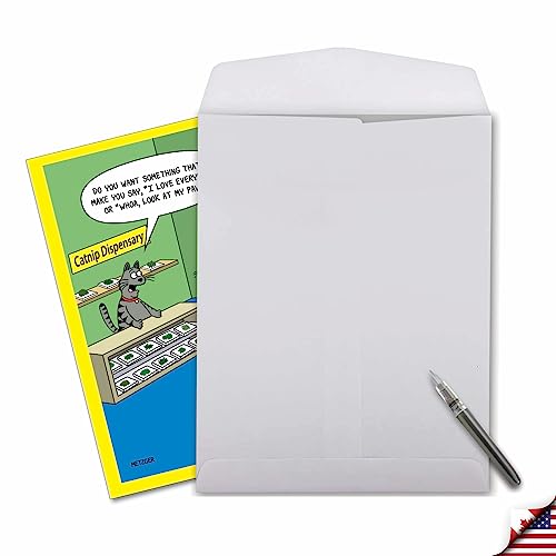 NobleWorks, Catnip Dispensary - Hysterical Birthday Greeting Card Greeting Card (8.5 x 11 Inch) - J9315BDG