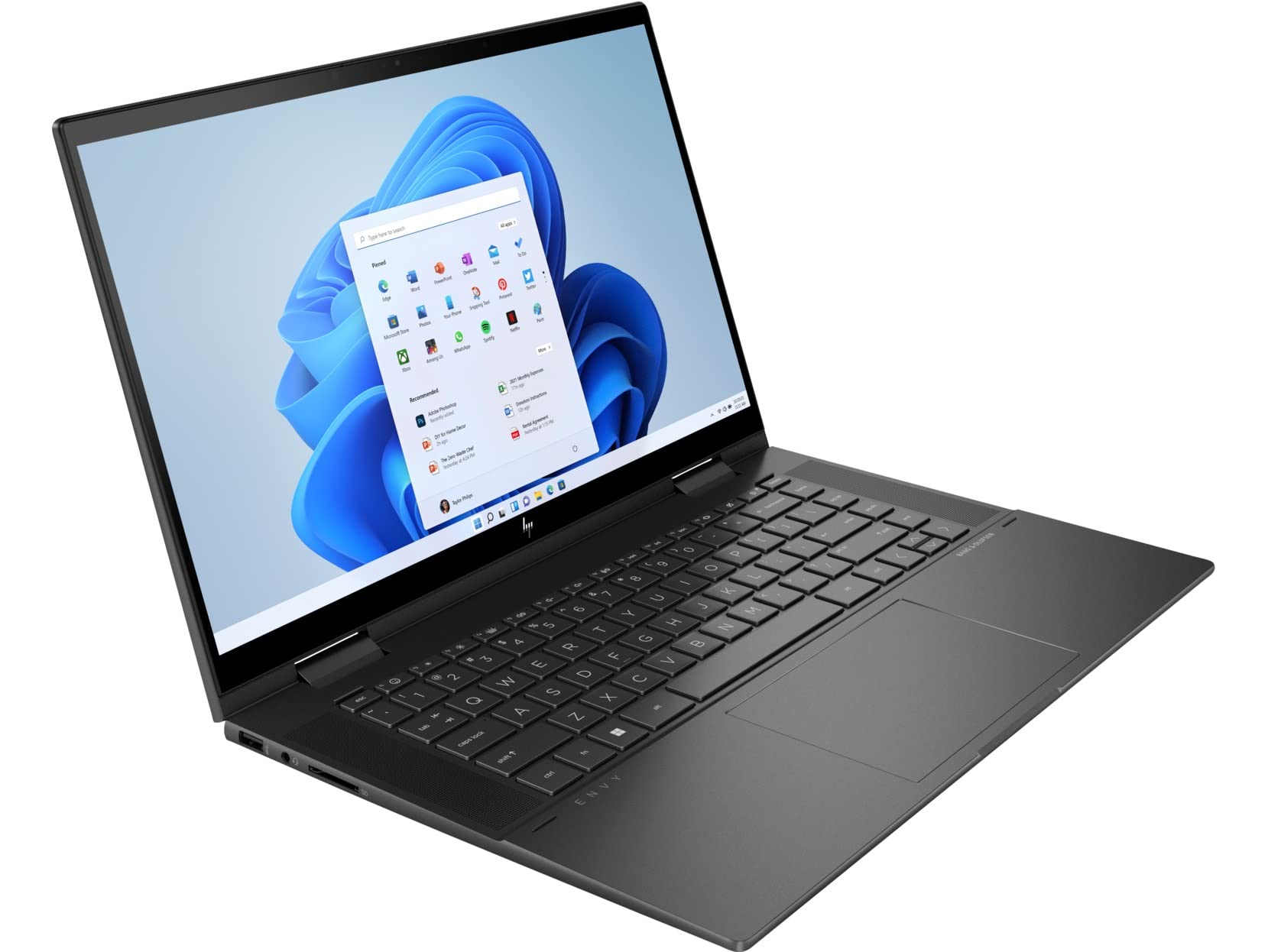 CUK Envy x360 15t Touchscreen Notebook (12-Core Intel Core i7-1260P, 32GB RAM, 2TB NVMe SSD, 15.6" FHD IPS Touch, Backlit Keyboard, Windows 11) 2-in-1 Laptop Computer (Made_by_HP) - Spectre Chassis