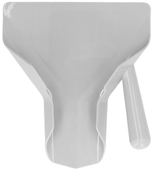Multi-Purpose Gray Dessert Scoop – French Fry Chip & Ice Candy Bagger for Snacks & Desserts – Commercial Grade with Right Handle for Popcorn – Versatile Kitchen Tool