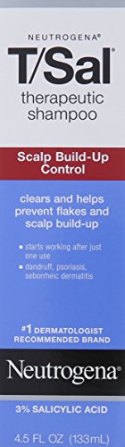 Neutrogena T/Sal Therapeutic Shampoo, Scalp Build-Up Control 4.5 oz, 130 fl oz