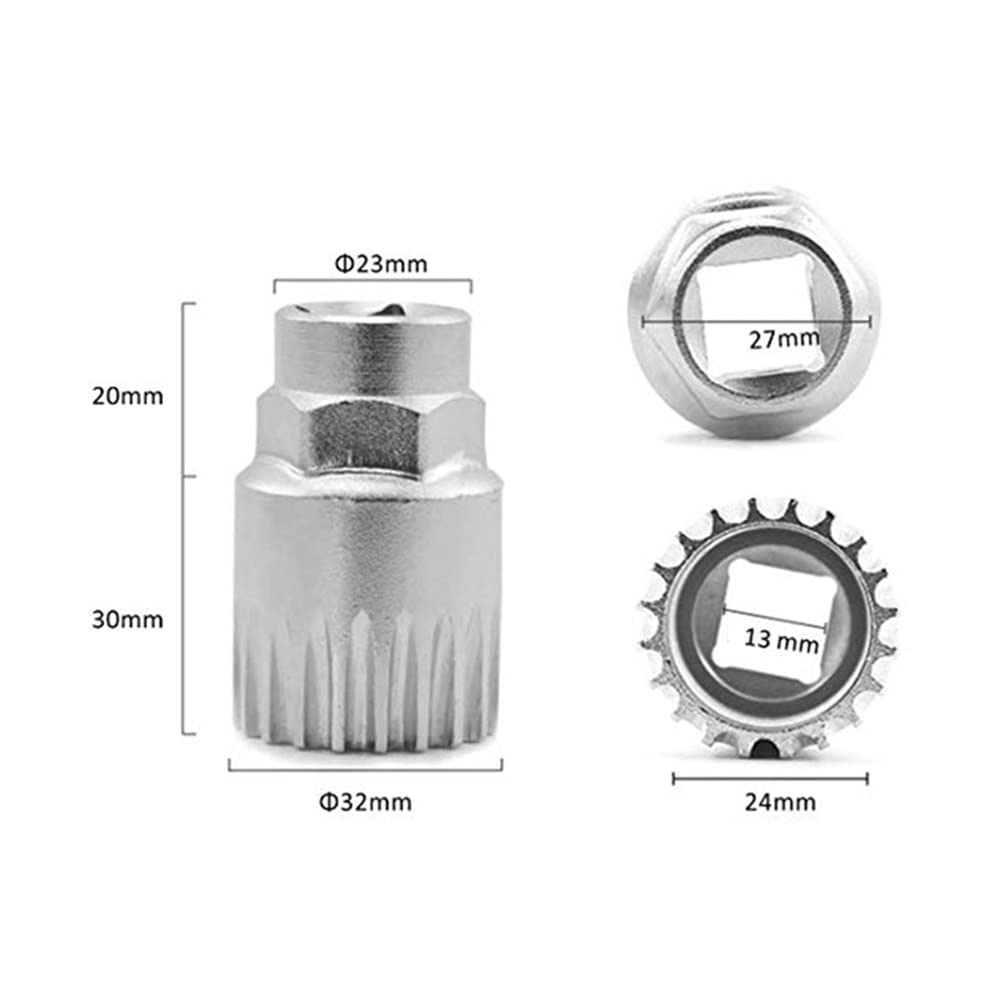 Bike Bottom Bracket Tool Mountain Road Bike Repair Tool Kits Bicycle Bracket Remover Crank Puller Remover Outdoor Sports Bicycle Repairing Tool Bicycle Bottom Bracket Removal Tool