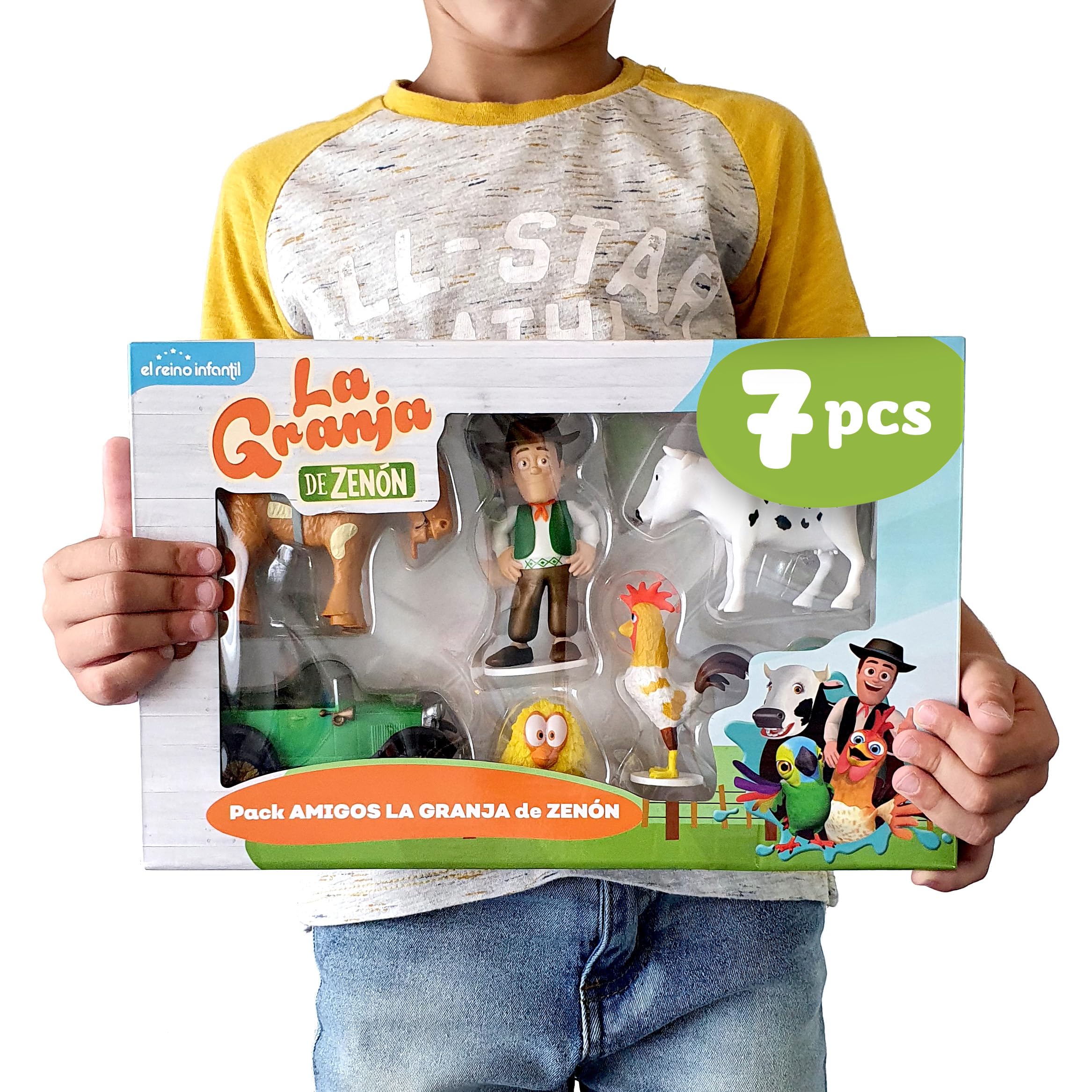 La Granja de Zenon Adventure Action Figures Set, 7 Collectible Action Figures, Toys for Kids