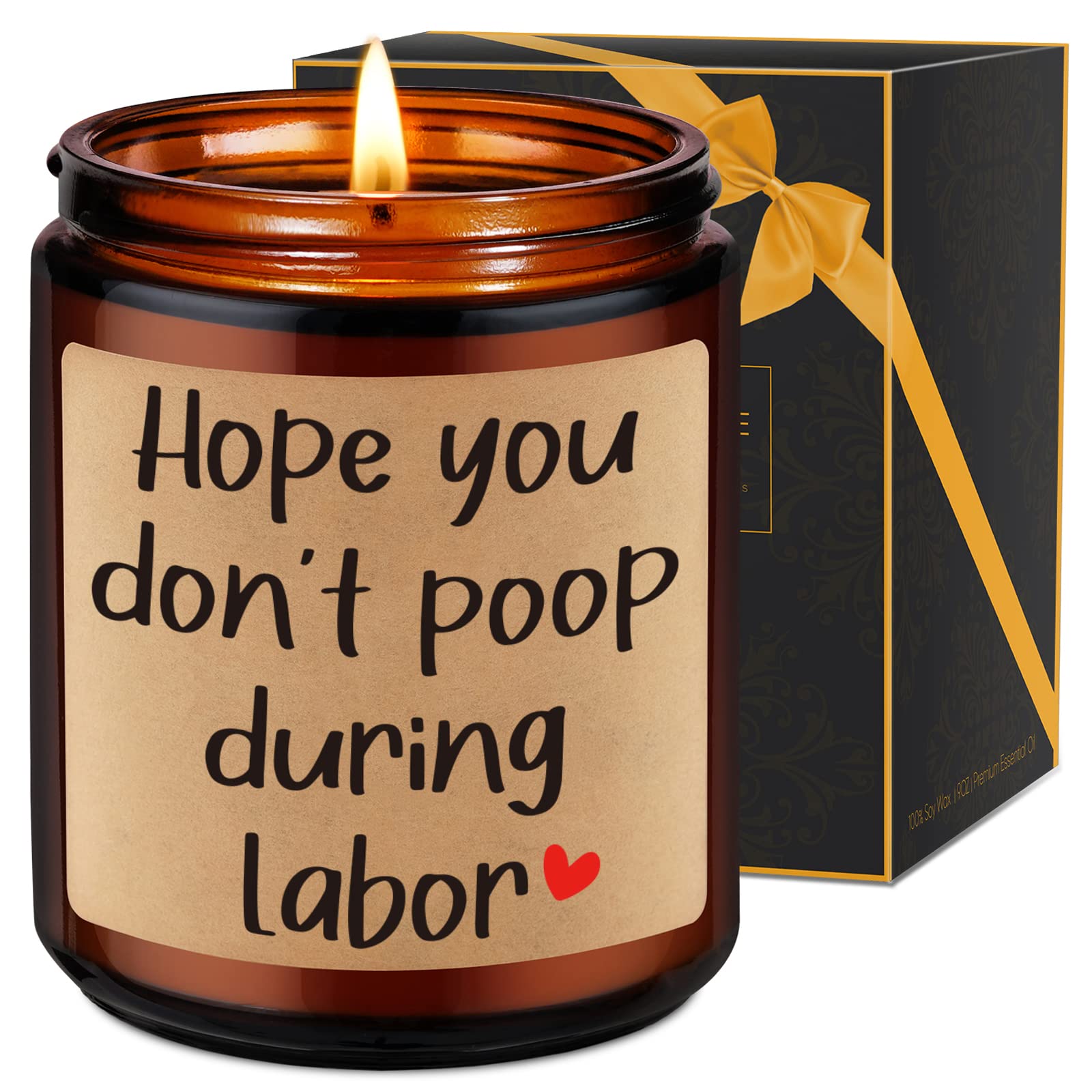 Fairy's Gift Candles, New Mom Gifts for Women, Funny Baby Shower, Pregnancy Gifts for First Time Mom, Pregnant Women Wife Friend - Maternity, Christmas Mothers Gifts for Expecting Mom, Mom to Be