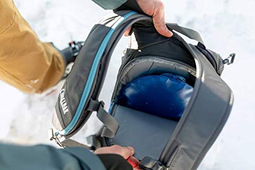 CamelBak Powderhound 12 Hydration Pack, 100oz Graphite/Adriatic Blue