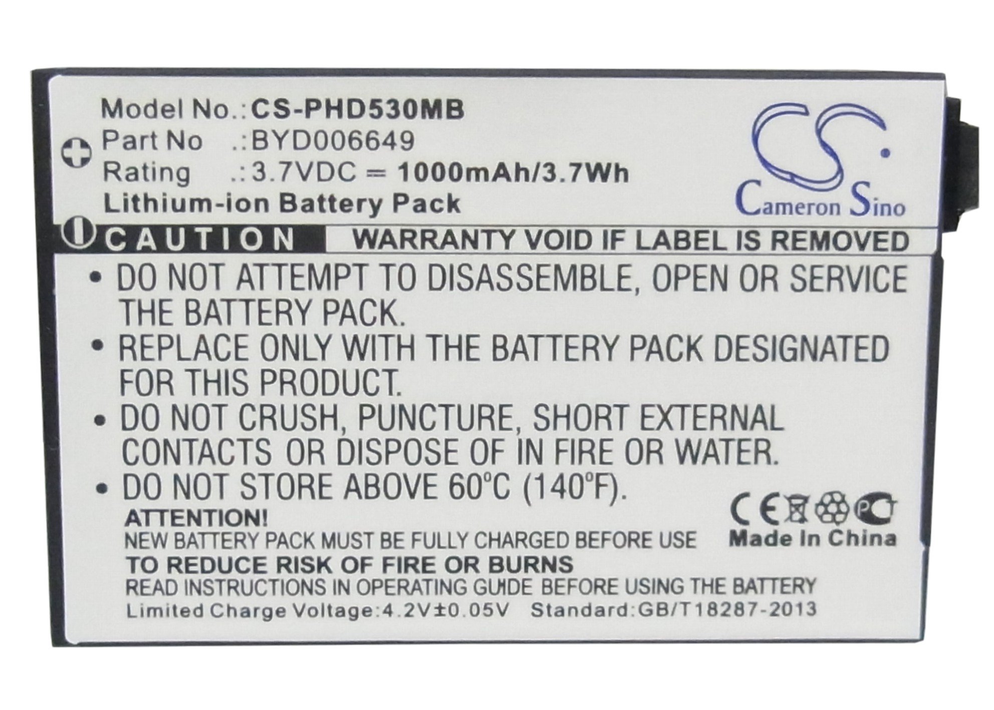 Cameron Sino Battery for NUK Eco Control + Video, Philips Avent SCD530 Avent SCD535 Avent Eco SCD535 DECT Avent SCD535/00 Avent SCD540 Avent SCD536