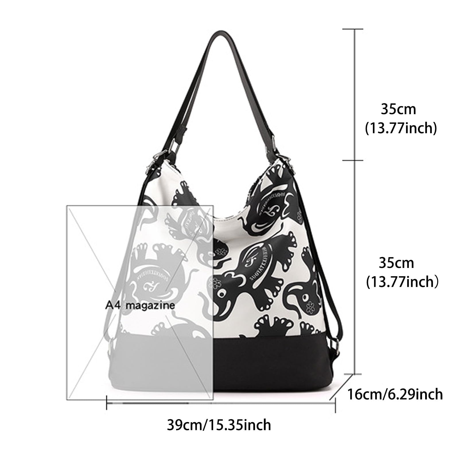 Crossbody Bag for Women Medium Drawstring Top Handle Handbag Canvas Striped Tote Bag Shoulder Bag Clutch Purse (Black)
