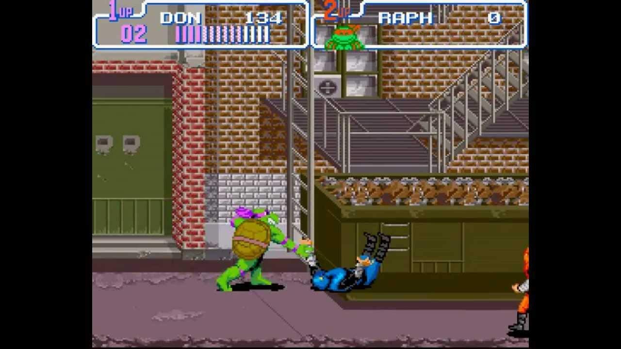 Teenage Mutant Ninja Turtles IV: Turtles in Time - (Super Nintendo, SNES) Reproduction Cartridge