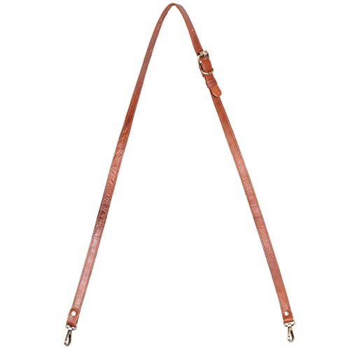 Crossbody Bag Leather Replacement Strap (Brown)