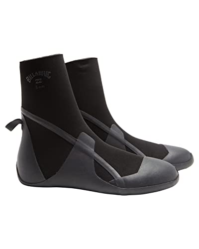 Billabong Absolute 5mm Round Toe Wetsuit Boots Boot - Black Hash - Thermal Warm Heat Layer Layers Easy Stretch
