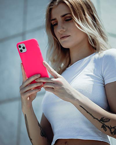 FELONY CASE - iPhone 12 Pro Max Case, Stylish Neon Pink iPhone Case - 360° Shockproof Protective Case Designed for iPhone 12 Pro Max - Compatible with MagSafe