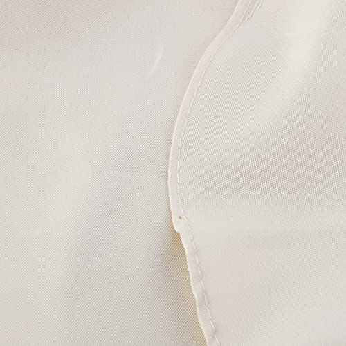 IUIBMI 10Ft Patio Umbrella Replacement Canopy 6 Ribs, Outdoor Umbrella Canopy with 6 Ribs Table Market Yard Umbrella Replacement Top Cover for Backyard Garden Beach (Canopy Only) Beige