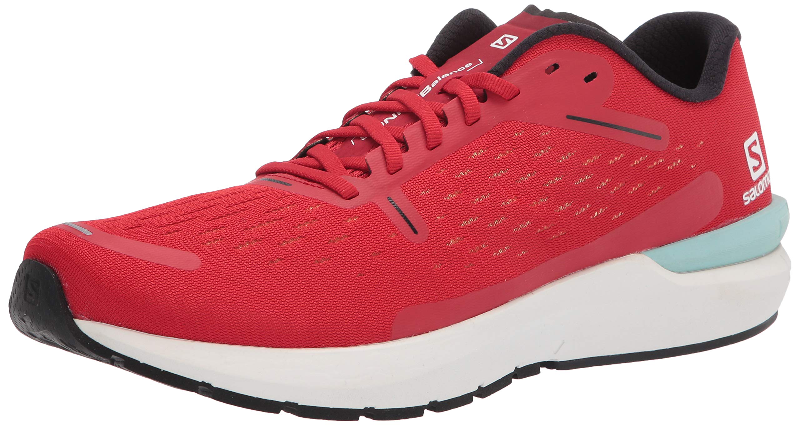 Salomon Sonic 4 Balance Running Shoes for Men, Goji Berry/White/Black, 8.5