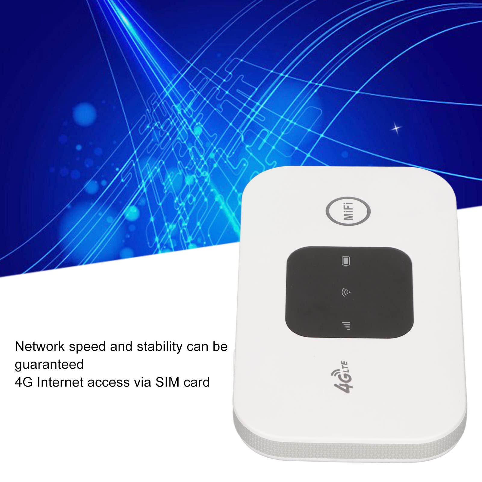 Cryfokt Wireless Hotspot Router, Support 8 to 10 Users 150Mbps Downstream Light Portable Portable Internet Hotspot for Home