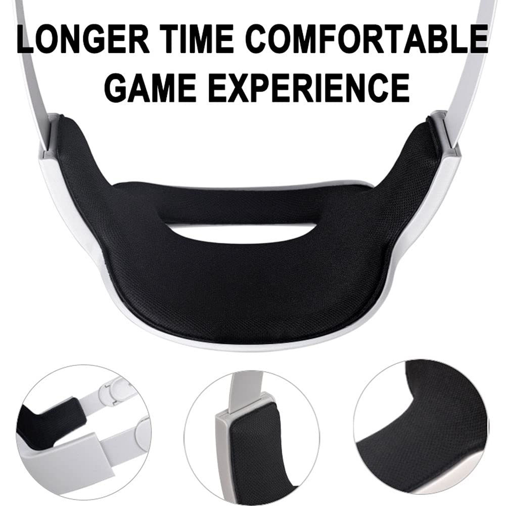 CALIDAKA Replacement Elite Head Strap for Oculus Quest 2,Adjustable Head Strap for Oculus Quest 2 VR Headset,Enhanced Support and Reduce Head Pressure in VR Gaming Headset(White)