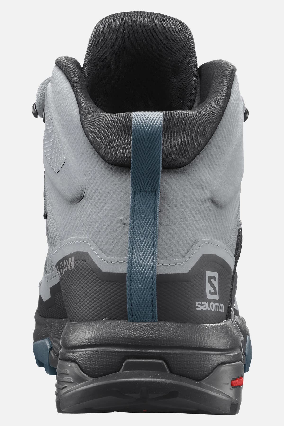 Salomon X Ultra 4 Mid GTX Hiking Boots Womens Sz 7.5 Quarry/Black/Legion Blue