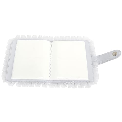 Camera Picture Holder, Universal Mini Film Photo Album with Cute Lace for Display (White)