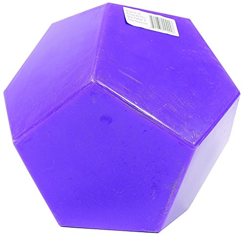 Nose-It! Equine Ball Funnel Fill Treat Dispenser & Slow Feeder A Toy with Purpose, 10" L x 10" H, 10" W, Purple