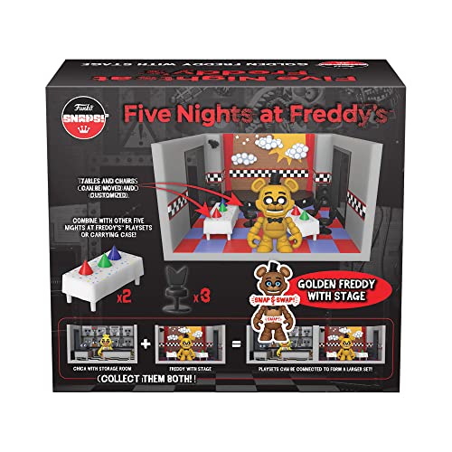 Funko Pop! Snaps: Five Nights at Freddy's - Golden Freddy, Playset