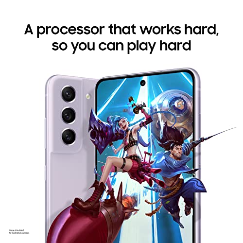 SAMSUNG Galaxy S21 FE 5G Cell Phone, Factory Unlocked Android Smartphone, 128GB, 120Hz Display Screen, Pro Grade Camera, All Day Intelligent Battery, US Version, 2022, Olive