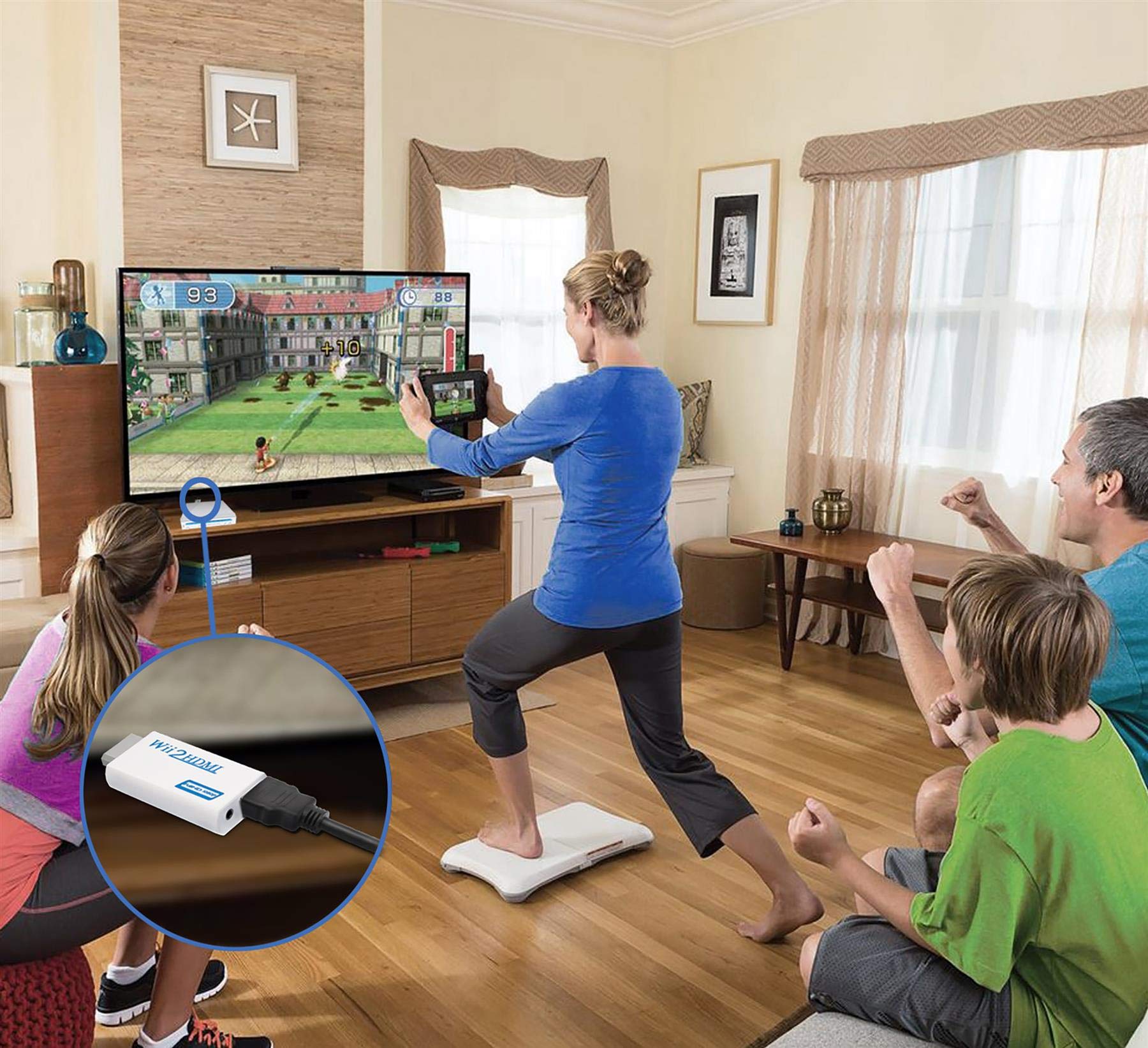 THE CIMPLE CO Compatible with: Wii to HDMI Adapter - Compatible with: Nintendo, Includes HDMI