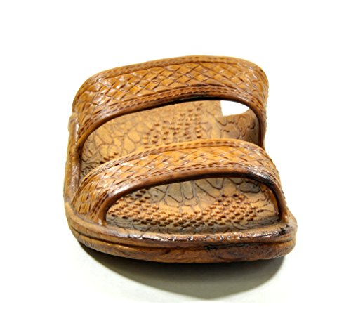Hawaii Moses Unisex Rubber Slide on Jesus Sandal Slippers (9, Brown)